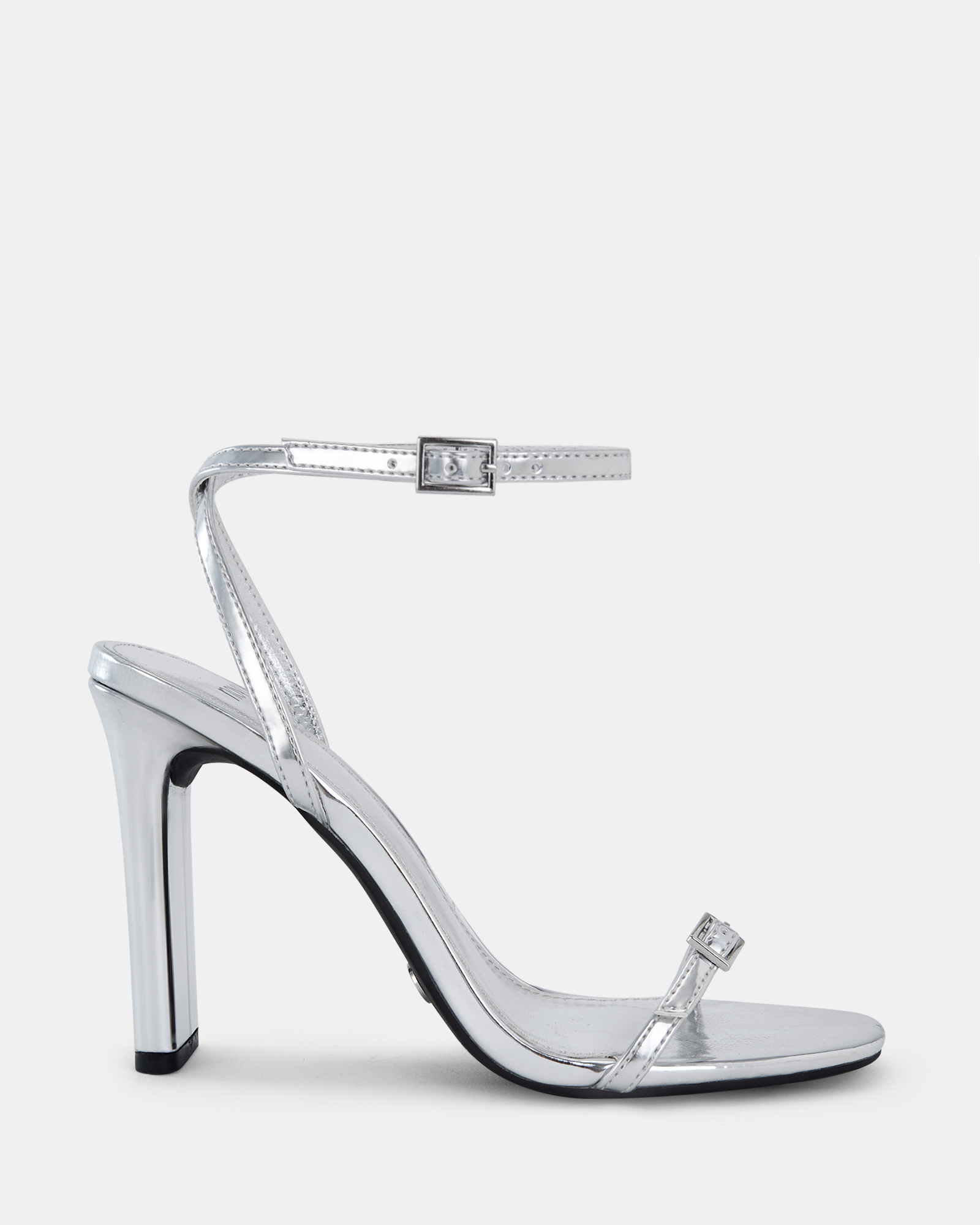 NALAR SILVER Open Toe Heels | Buy Women's HEELS Online | Novo Shoes