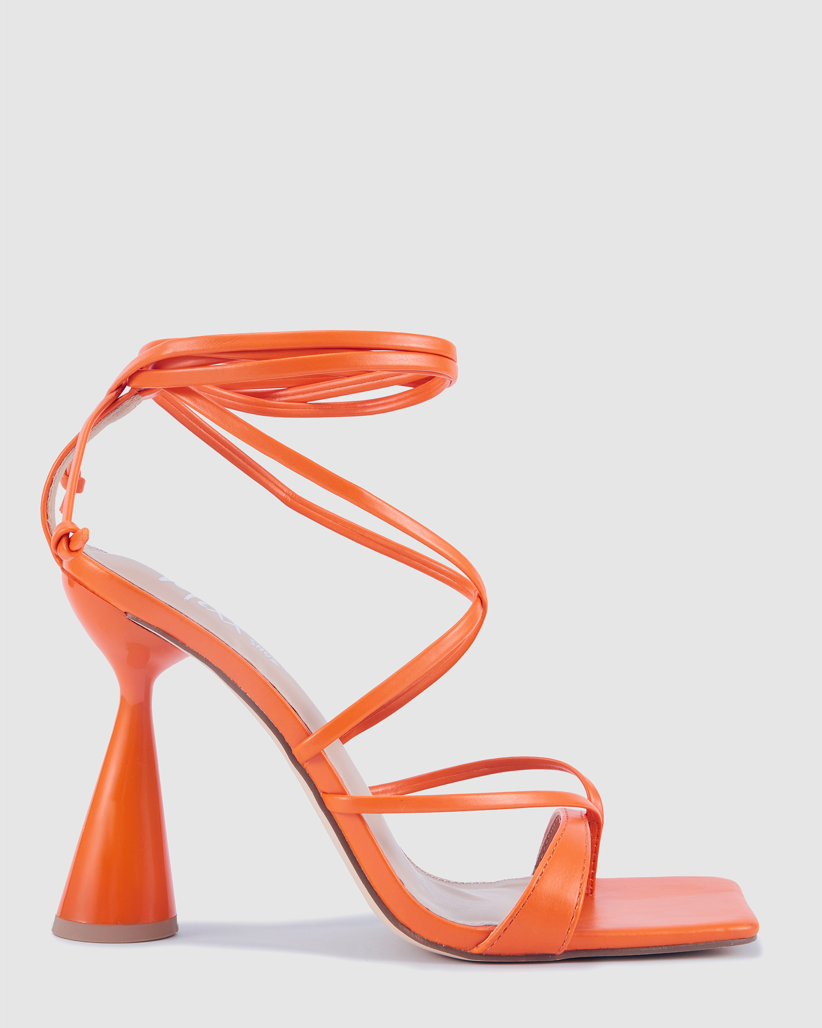 ZANCY PAPAYA Lace-Up Heels | Buy Women's HEELS Online | Novo Shoes