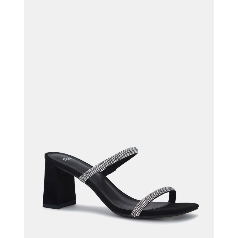 UDELLA LUXE HEELS In BLACK | Buy Women's HEELS Online | Novo Shoes