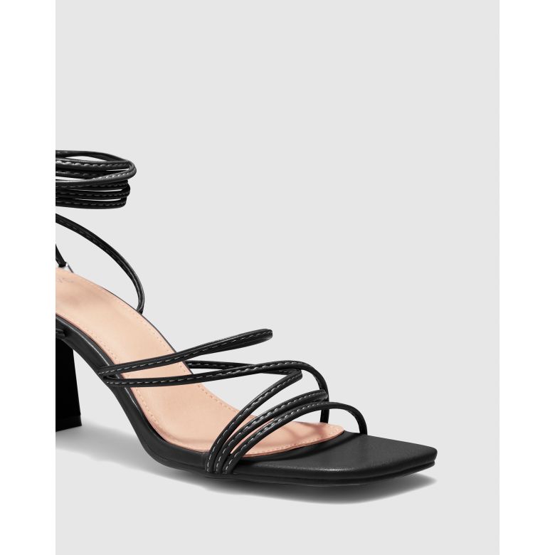 ULANY HEELS In BLACK | Buy Women's HEELS Online | Novo Shoes