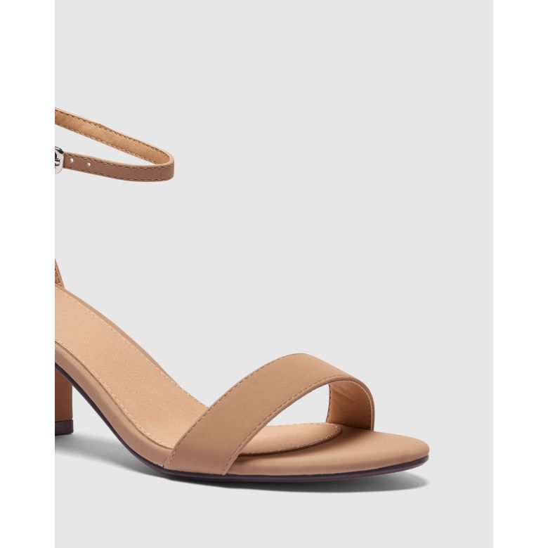 USHAA HEELS In Buff | Buy Women's HEELS Online | Novo Shoes