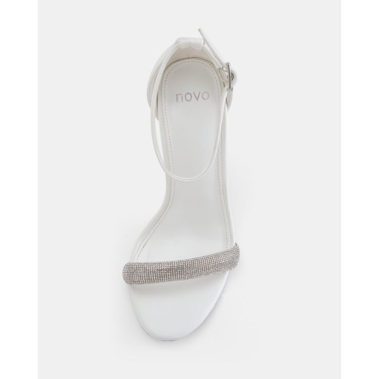 YAHOO HEELS In WHITE | Buy Women's HEELS Online | Novo Shoes