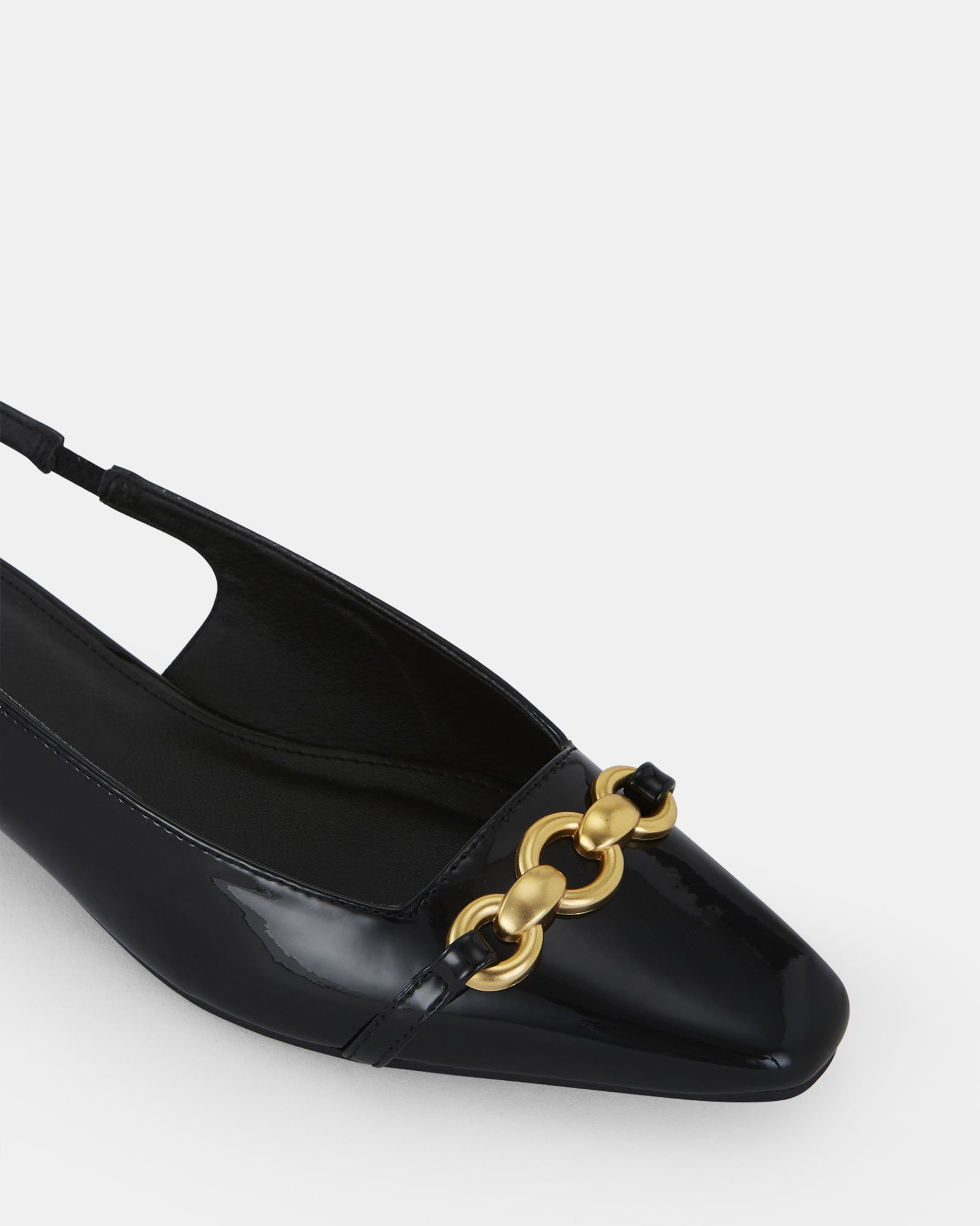 COLISH Black Patent Slip Ons | Buy Women's FLATS Online | Novo Shoes