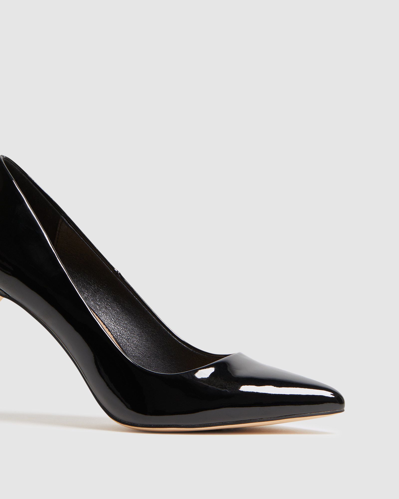 IMPOSSIBLE Black Patent Stilettos | Buy Women's HEELS Online | Novo Shoes