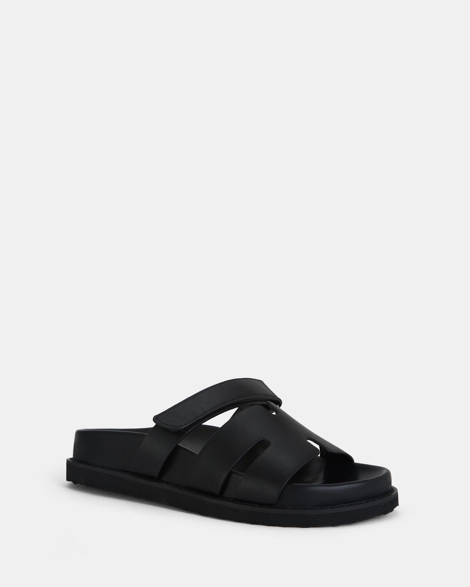 SLOTHY BLACK Sandals | Buy Women's SANDALS Online | Novo Shoes