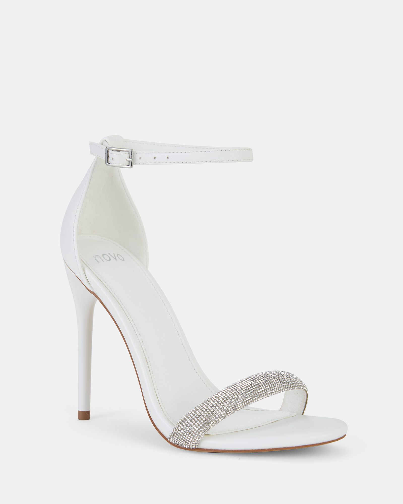 YAHOO WHITE Stilettos | Buy Women's HEELS Online | Novo Shoes