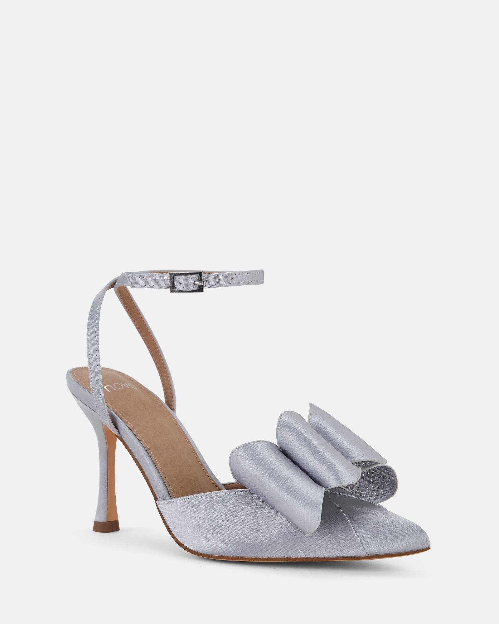 YAMILET SILVER High Heels | Buy Women's HEELS Online | Novo Shoes
