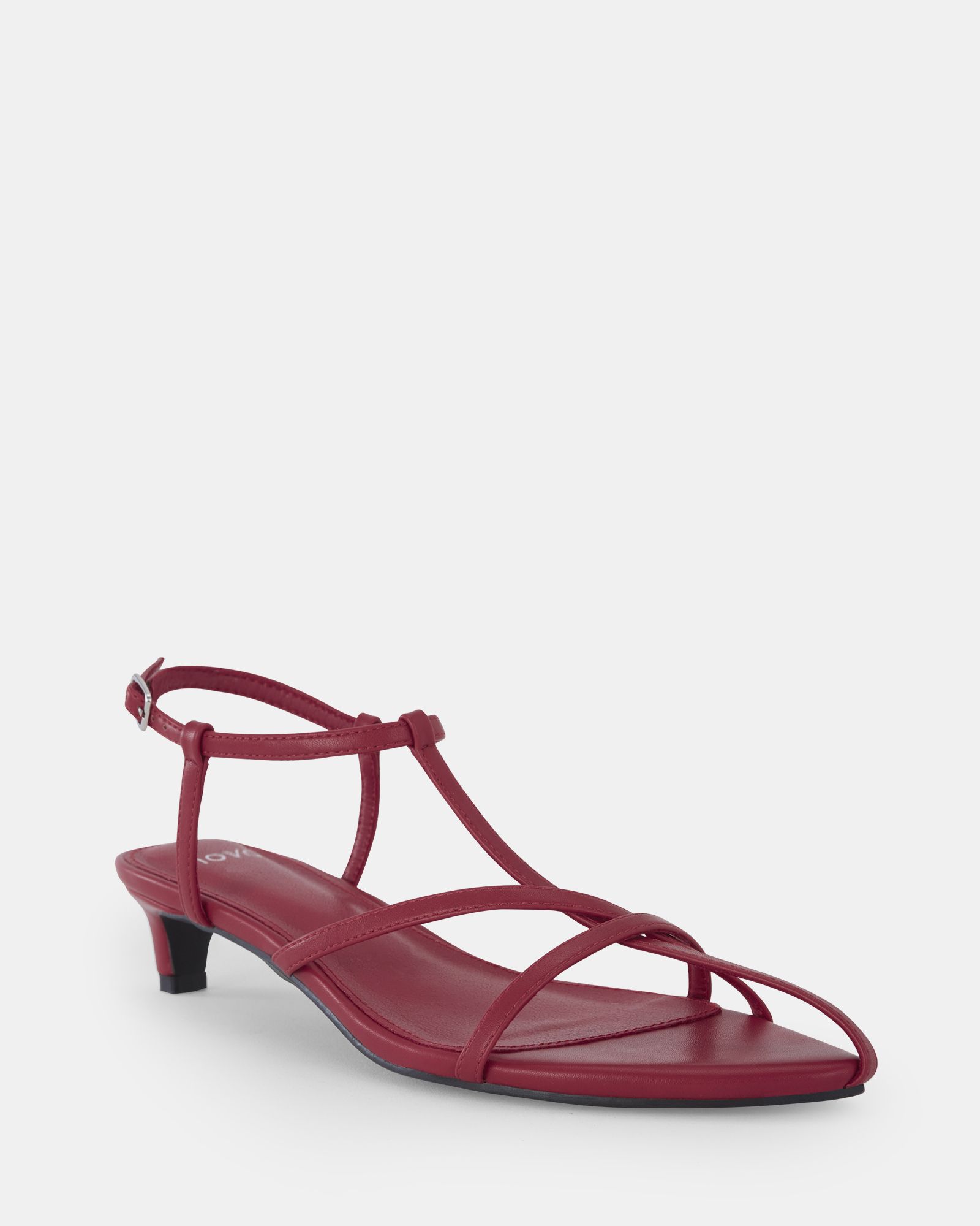 ZAGE RED Low Heels | Buy Women's HEELS Online | Novo Shoes