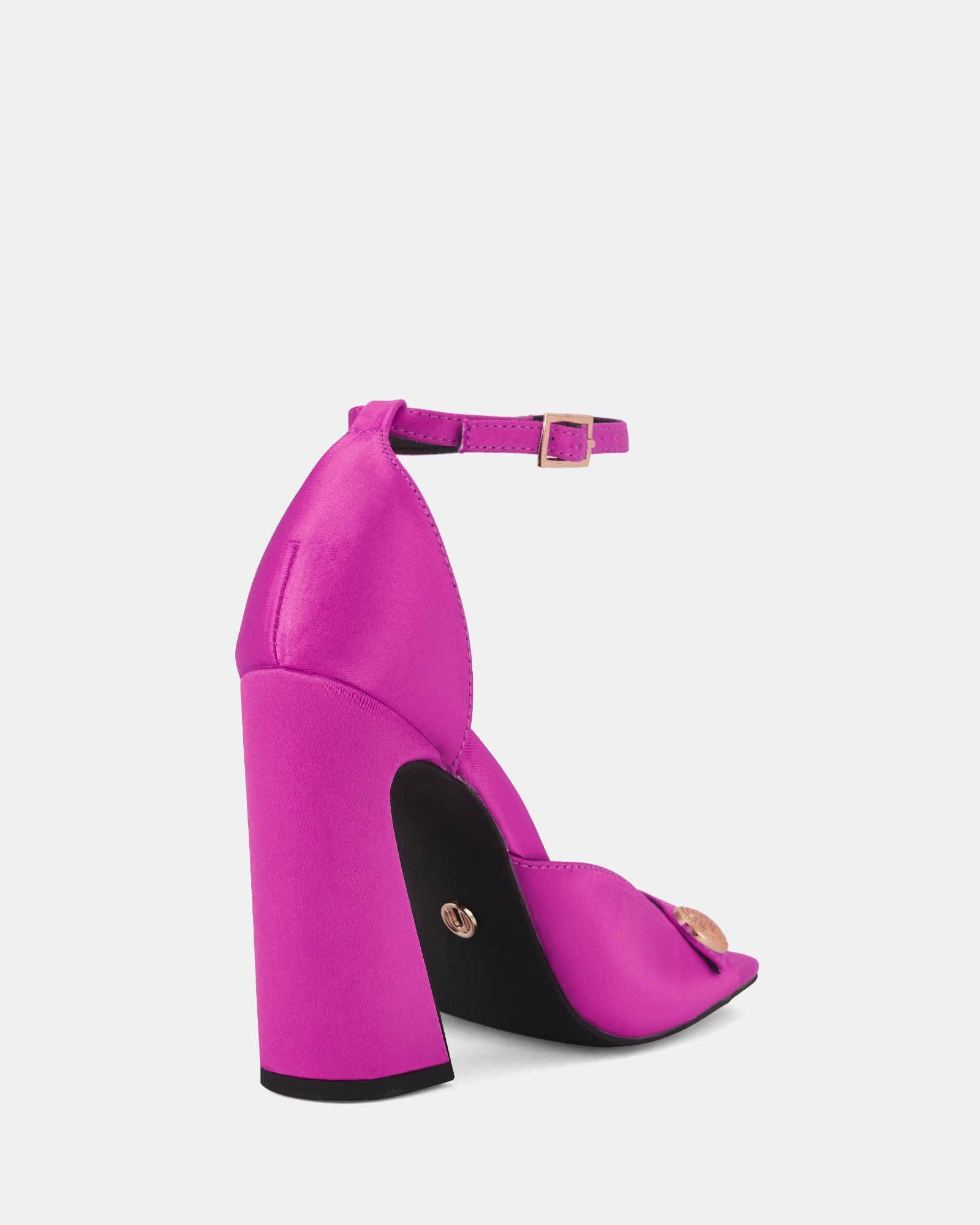 ZALTANA Magenta Block Heels | Buy Women's HEELS Online | Novo Shoes