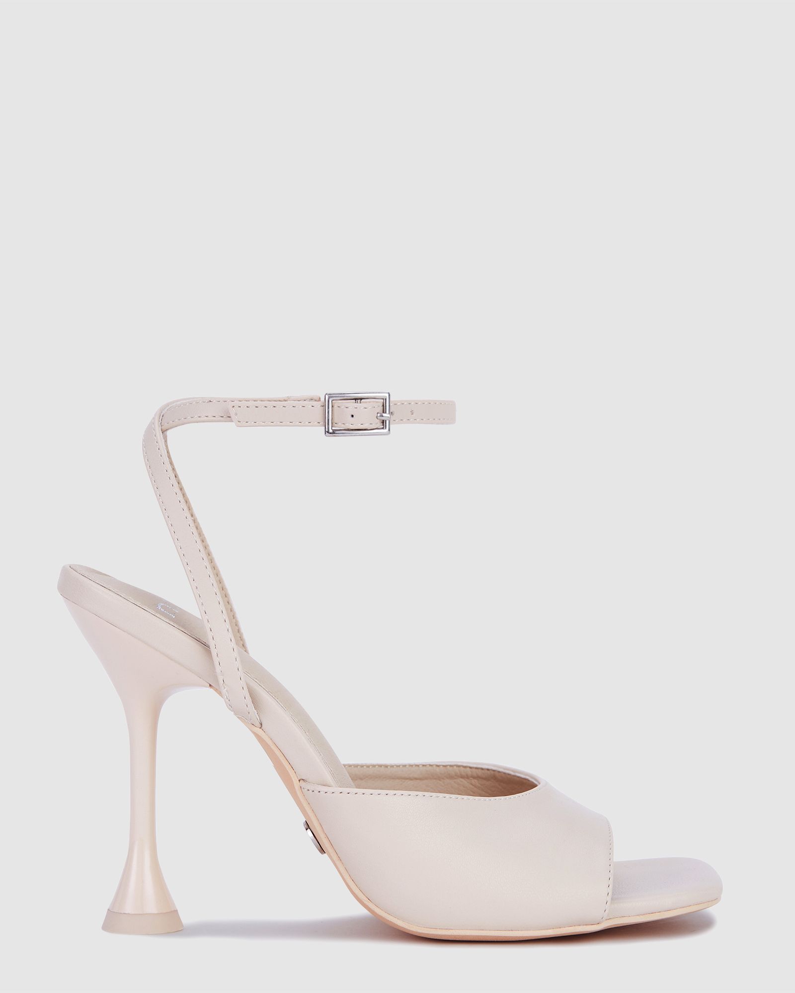 ZIPPO CREAM High Heels | Buy Women's HEELS Online | Novo Shoes