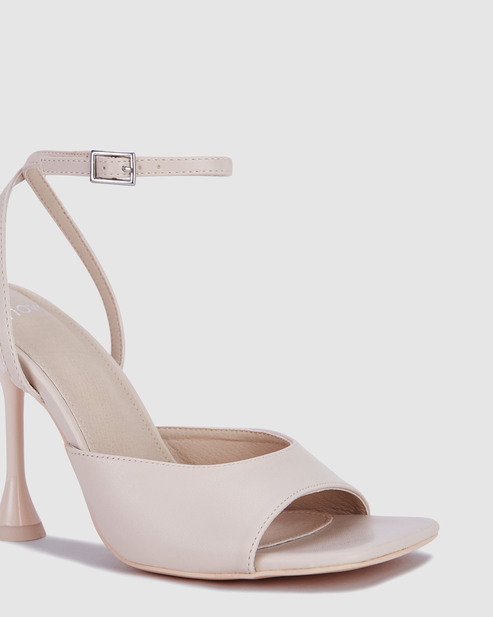 ZIPPO CREAM High Heels | Buy Women's HEELS Online | Novo Shoes